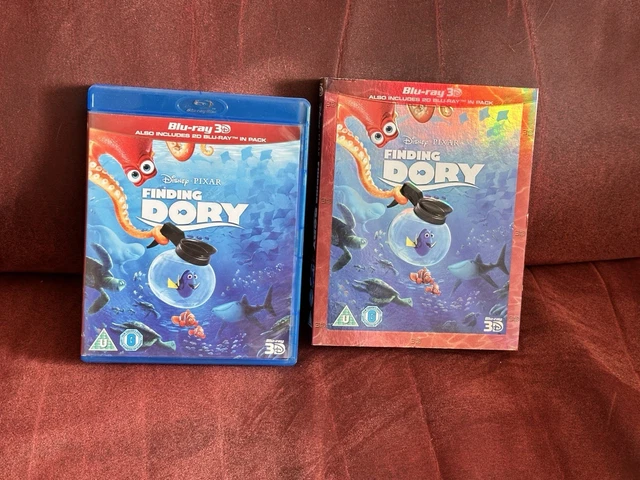 DISNEY PIXAR - Finding Dory Blu Ray 3D and 2D. 3 Disc Edition With slip ...