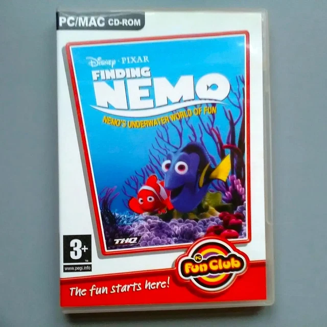 DISNEY PIXAR FINDING Nemo's Underwater World of Fun PC/MAC CD ...