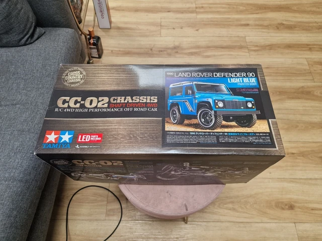 TAMIYA RC 1990 Land Rover Cc-02 Defender 90 1/10 Scale Off-Road Car £ ...