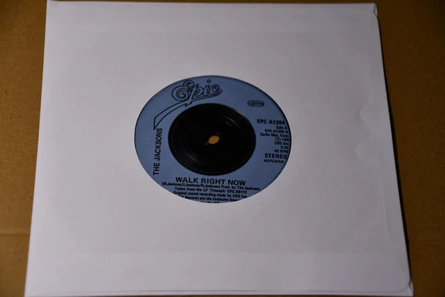 THE JACKSONS - Walk Right Now 7 Inch Vinyl Record $7.13 - PicClick AU
