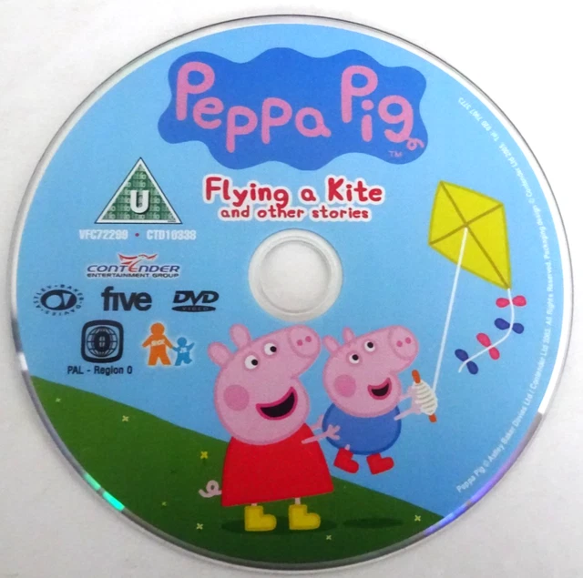 PEPPA PIG - Flying A Kite And Other Stories (DVD, 2008) DISC ONLY £2.00 ...