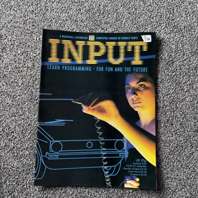 INPUT MAGAZINE MARSHALL Cavendish Issue No. 22 1984 Computer ...
