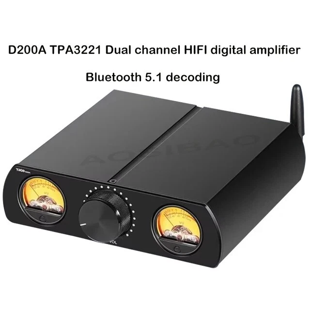 AMPLIFICATEUR DE PUISSANCE double canal D200A TPA3221 Bluetooth 5.1 ...