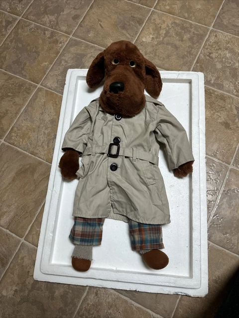 VINTAGE DAKIN MCGRUFF the Crime Dog Puppet Plush Detective 11" Trench ...