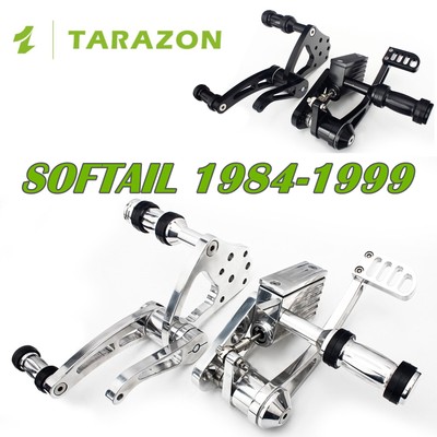 BILLET FORWARD CONTROLS For Harley Fatboy FLSTF Softail FLSTC FXSTS ...