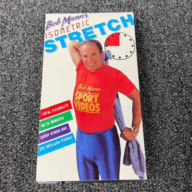 BOB MANN'S ISOMETRIC Stretch VHS Ideal for Golf, Running & Sports ...