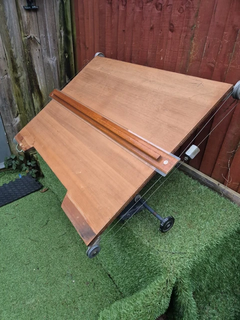 VINTAGE ADMEL DRAUGHTING Drawing Board Table Top Architects £80.00 ...