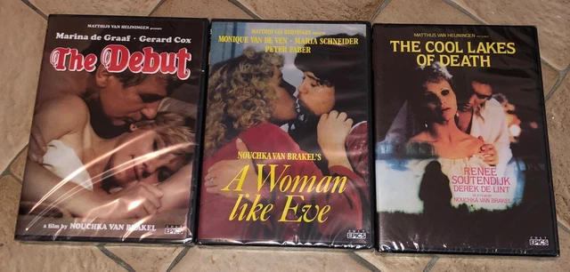 THE DEBUT/A WOMAN Like Eve/The Cool Lakes of Death DVD Lot Nouchka Van ...