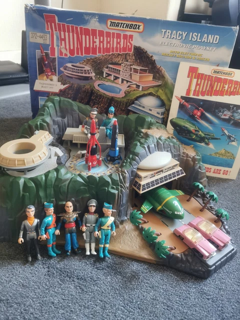 THUNDERBIRDS MATCHBOX 1992 Tracy Island & Extra Figures £42.31 ...