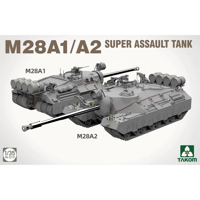 TAKOM 1:35 M28 A1/A2 Super Assault Tank Model Military Kit TAK2210 £39. ...