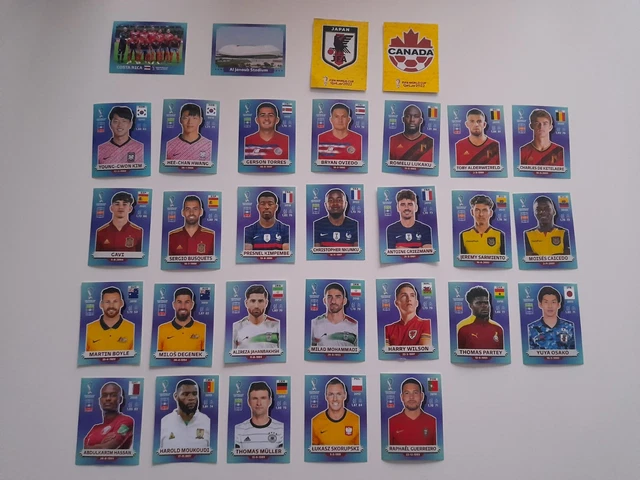 PANNINI FIFA WORLD Cup Qatar 2022 stickers x 30 bundle £5.00 - PicClick UK