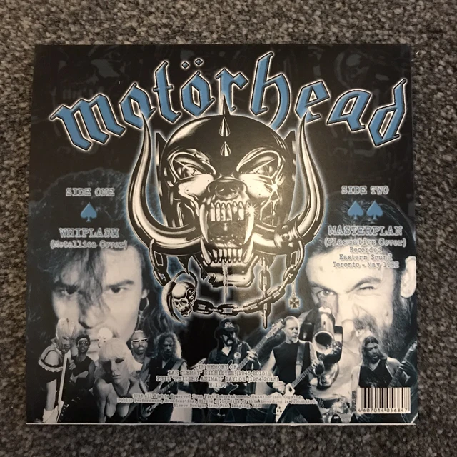 MOTORHEAD - Whiplash / Masterplan (Metallica, Plasmatics , Slayer, Iron ...
