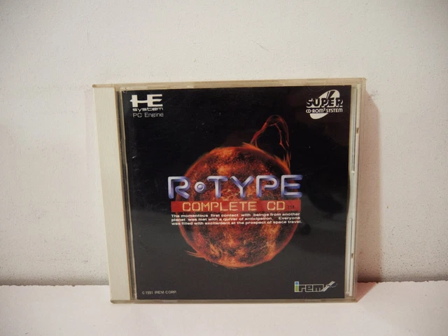 R-TYPE COMPLETE CD NEC PC Engine CD Super CD Rom 2 System NTSC Japan ...
