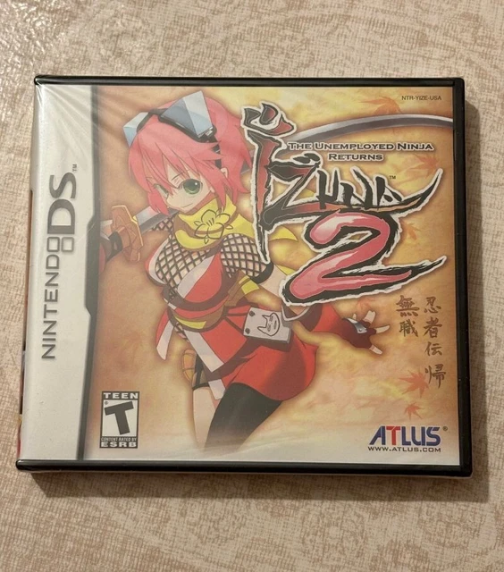 IZUNA 2 THE Unemployed Ninja returns jeu Nintendo DS Neuf Sealed EUR ...
