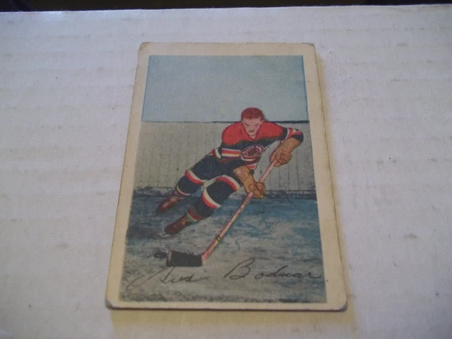 1952-53 PARKHURST #37 August Gus Bodnar faucons noirs - vgex EUR 17,86 ...