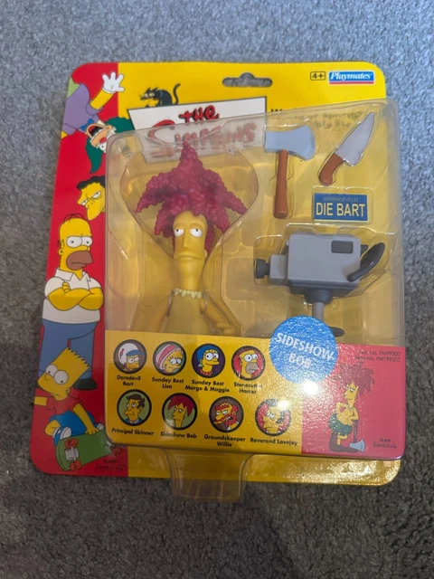 THE SIMPSONS PLAYMATES Wos Action Figure - Sideshow Bob (Free P+P) Re ...