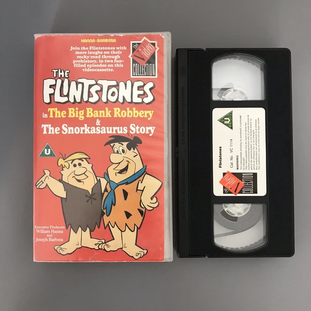 THE FLINTSTONES - Vhs Video - The Big Bank Robbery + The Snorkasaurus ...