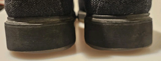 ROTHY'S THE CHELSEA Granite Black Knit Merino Wool Blend Ankle Boots ...