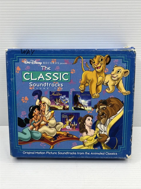 WALT DISNEY CLASSIC Soundtracks Vol 2 Box 3CDs - Lion King Aladdin ...