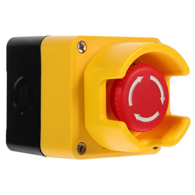 EMERGENCY STOP BUTTON With Bracket Push Button Station Box Elevator ...