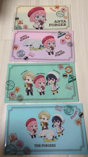 SPY FAMILY POCKET File Anya Seven-Eleven Bonus Ltd Yellow Pink Green ...