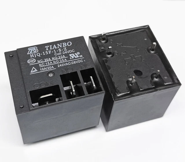 2PCS TIANBO HJQ-15F-1-S-Z 24VDC Power Relay 5Pins $15.58 - PicClick AU