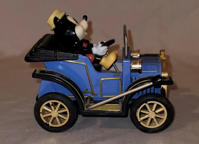 DISNEY MASUDAYA Corp 1989 Mickey Mouse Battery Toy Car Working JPH ...