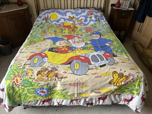 LOVEY COLOURFUL NODDY in Toyland Single Duvet Cover With Pillowcase ...
