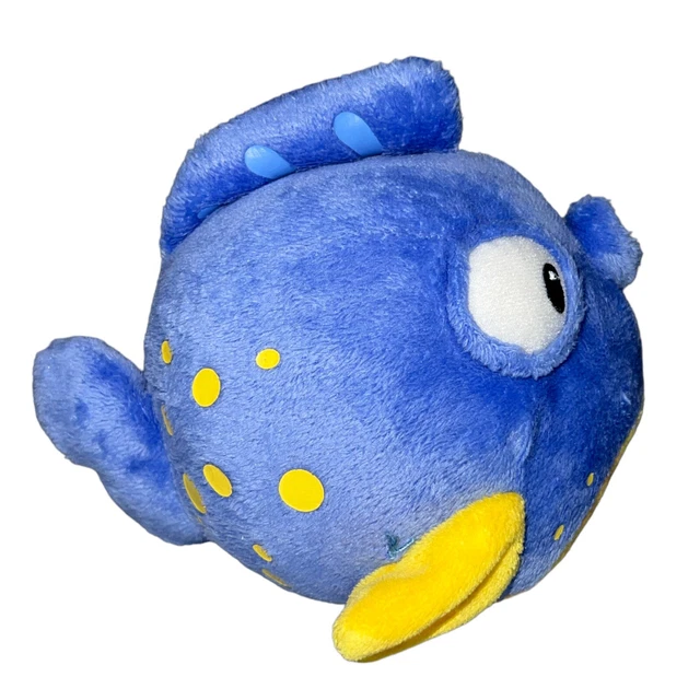 WALT DISNEY PLUSH Doc McStuffins Squeakers the Fish Blue 6" Stuffed ...