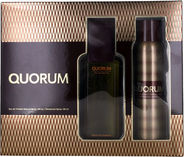 ENSEMBLE QUORUM BY Quorum pour hommes : eau de toilette + spray ...