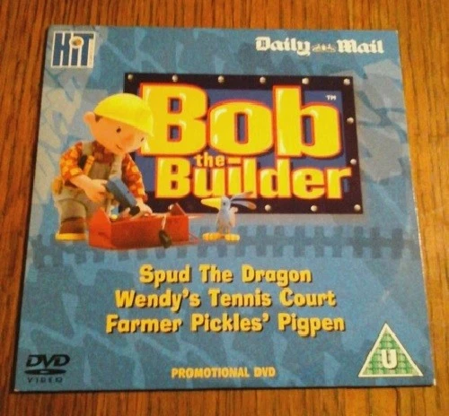 BOB THE BUILDER.DVD.DAILY Mail Promo.U. Three Episodes:Spud,Wendy ...