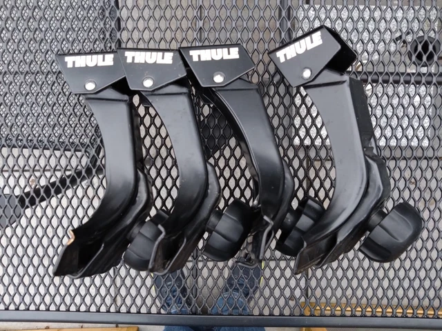 THULE 951 GUTTER Roof rack Foot Pack For Square Bars. £42.00 - PicClick UK