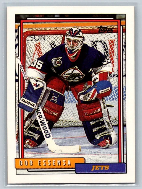 1992-93 TOPPS #183 Bob Essensa Winnipeg Jets Gold Hockey Card EUR 2,21 ...