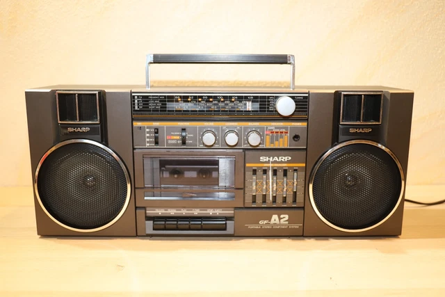 SHARP GF-A2 CASSETTE Tape Cassette Recorder Boombox Boombox £102.98 - PicClick UK