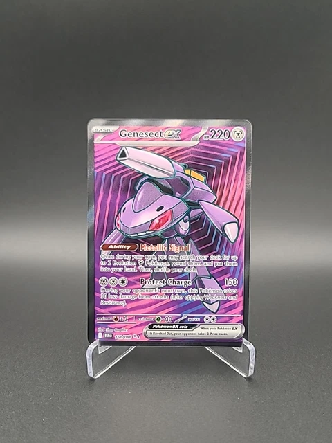 POKEMON GENESECT EX 161/086 S&V Black Bolt Ultra Rare Pokémon TCG Card ...