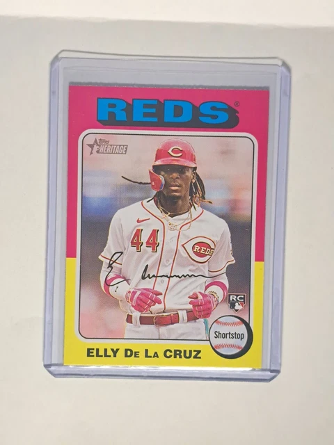 CARTA ROOKIE 2024 Topps Heritage Elly De La Cruz RC #473 Cincinnati Reds EUR 5,05 - PicClick IT