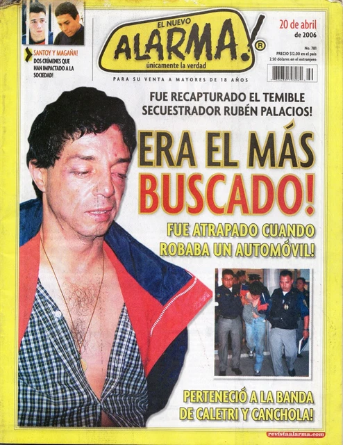RARE! ALARMA TRUE Crime Magazine Mexican Nota Roja Policiaco Death ...