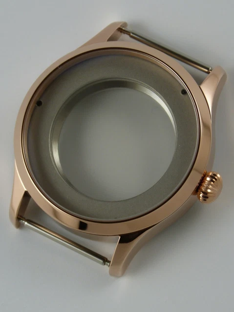 41MM ETA 2824 or SW-200 Watch Case - PVD ROSEGOLD - ONION - Sapphire ...