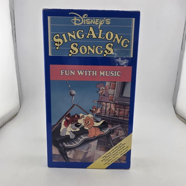 DISNEY SING ALONG Songs - Fun with Music -VHS Tape - 1989 - Volume 5 ...