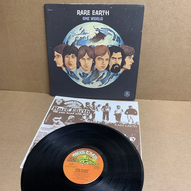 RARE EARTH ONE World Vinyl LP Gatefold 1971 Motown Records RS520 Album ...