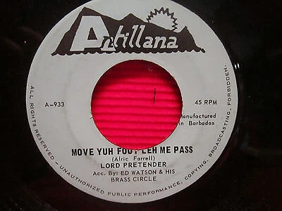 LORD PRETENDER - Chalkdust Issue/Move Yuh Foot Leh Me Pass (7", Single ...