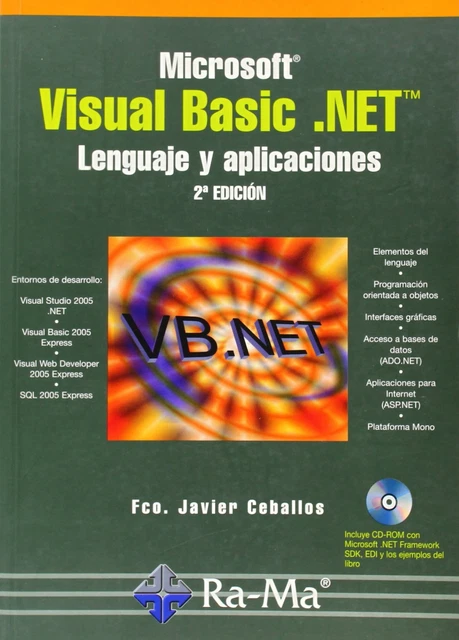 MICROSOFT VISUAL BASIC. Net Lenguaje y Aplicaciones 2ª Edición EUR 15 ...