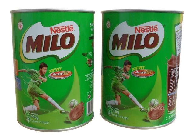 NESTLE MILO CHOCOLATE Malt Energy Drink 400G (Pack Of 2) £22.99 ...