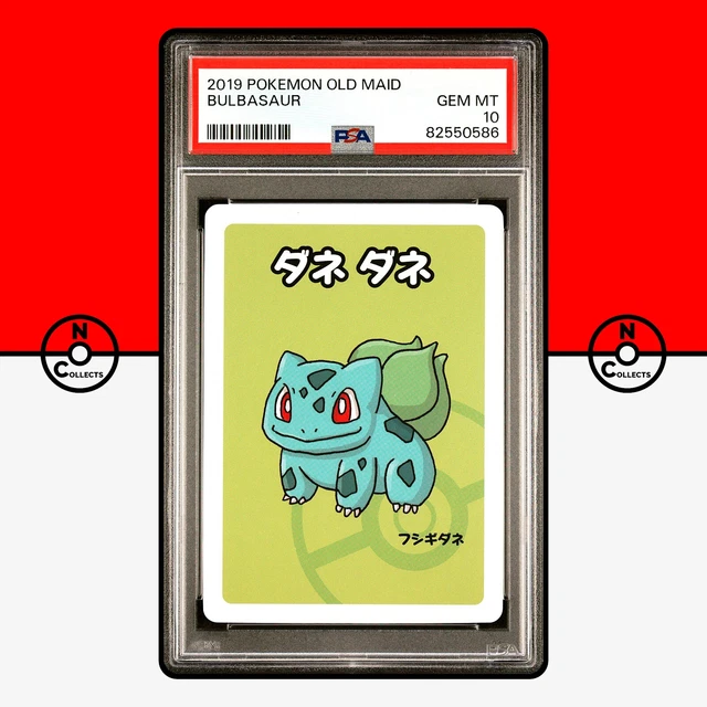 POKEMON PSA 10 Bulbasaur Old Maid Pokemon Center Exclusive Babanuki ...