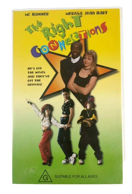 THE RIGHT CONNECTIONS VHS PAL 1997 Rare Australian Version MC Hammer ...