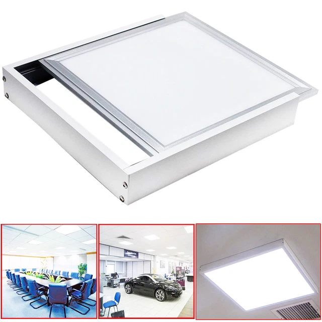 40W RECESSED 600 x 600mm LED Panel Ceiling White Light With Frame For ...