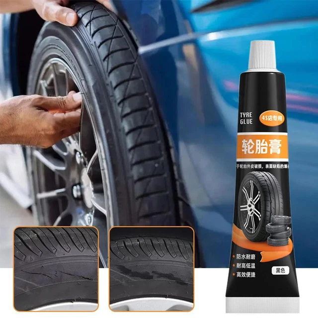 BLACK SEALANT LIQUID Wear-resistant Rubber Repair Glue 30g Tire Repair ...