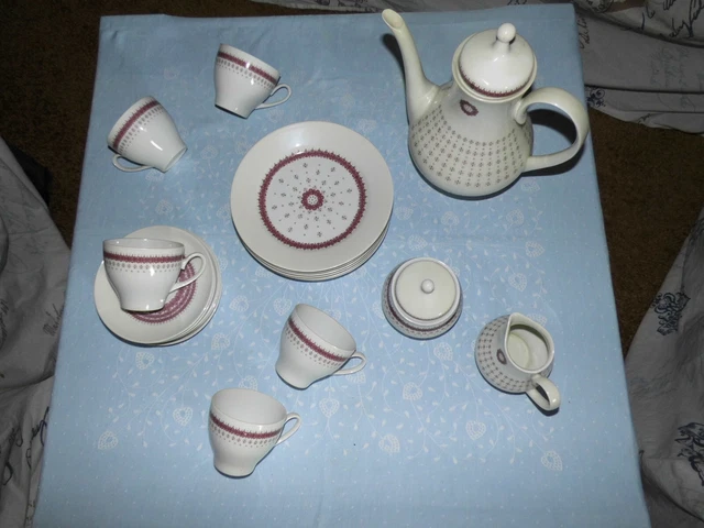 KAHLA KÖNITZ DDR Kaffee Service Kaffeeservice 19 tlg Kaffeegeschirr EUR ...