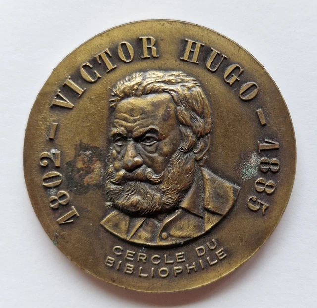 MÉDAILLE VICTOR HUGO 1802 - 1885 Cercle du bibliophile EUR 9,99 - PicClick FR