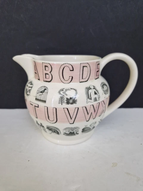 WEDGWOOD ~ERIC RAVILIOUS - ALPHABET PINK~ milk jug £210.00 - PicClick UK